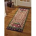 Amazon.com: Park Designs Red House Hook Rug Runner 24X72, 24 x 72 ...