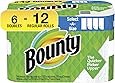 Bounty Select-A-Size Paper Towels, White, 6 Double Rolls = 12 Regular ...