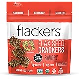 Amazon.com: Doctor In The Kitchen Flackers Organic Flax Seed Crackers ...