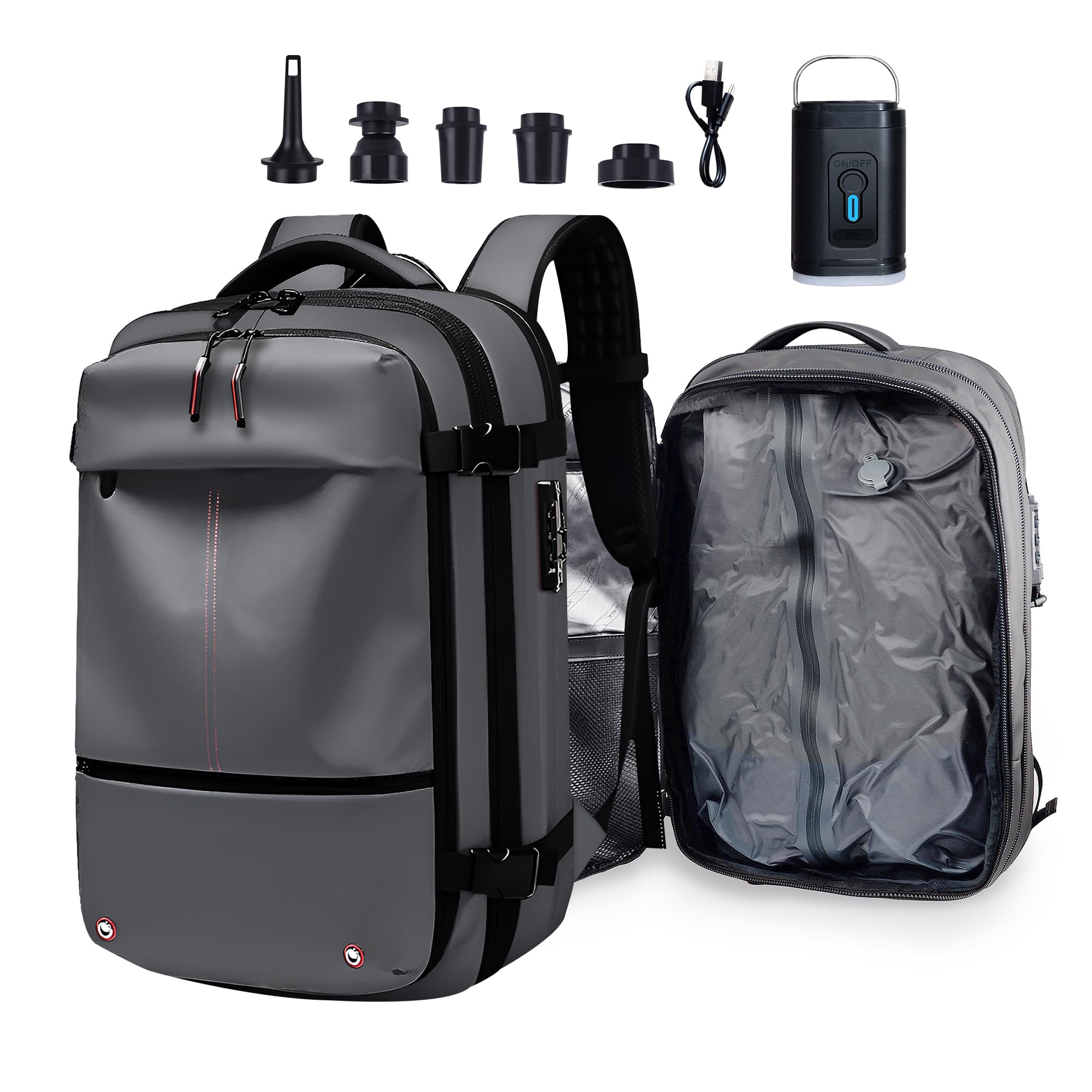 BYED Travel Vacuum Compression Air-back,Expandable Vacpack Backpack ...