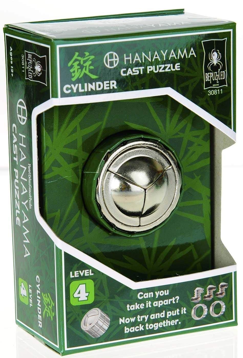 University Games Hanayama Cast Puzzles-Cylinder Level 4 (Package may ...