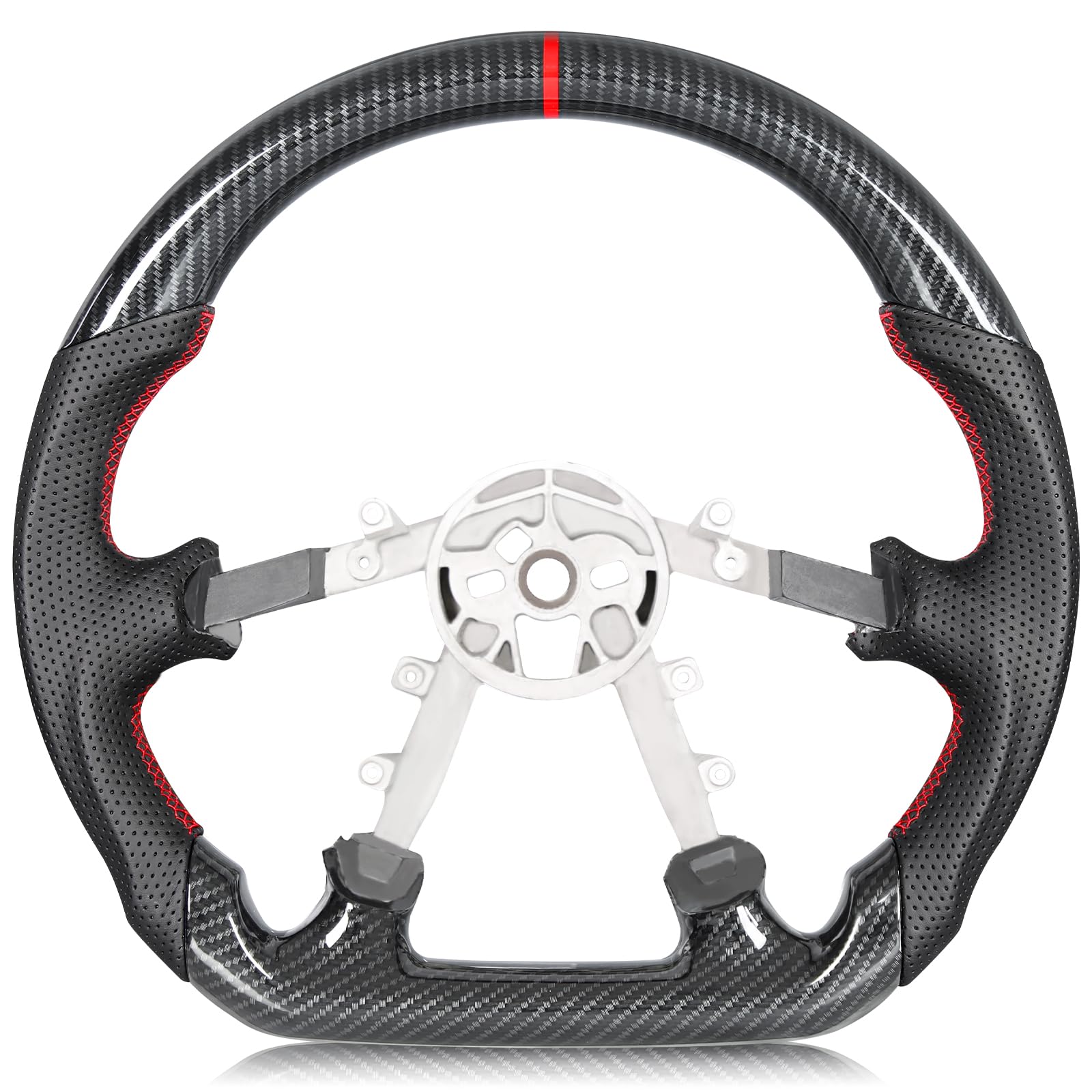 TESFEEL Hydro-Dip Carbon Fiber Steering Wheel for Corvette C5 1997–2004 ...