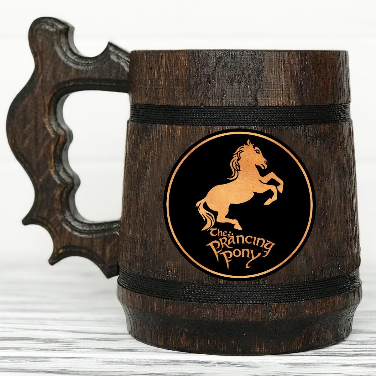 Amazon.com | Prancing Pony Mug. Personalized Mug. Lord of the Rings ...