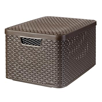 CURVER Style L - storage boxes & baskets (Storage basket, Brown, Rattan ...