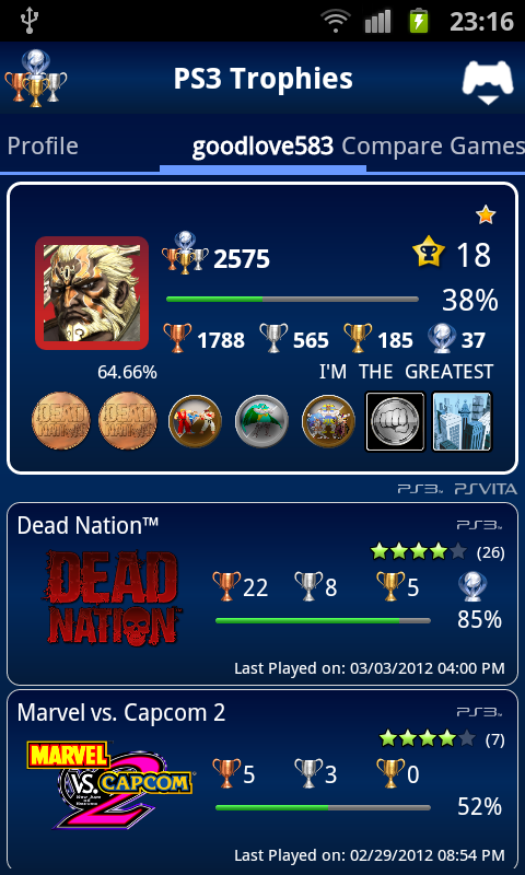 PS3 Trophies PRO:Amazon.com:Appstore for Android