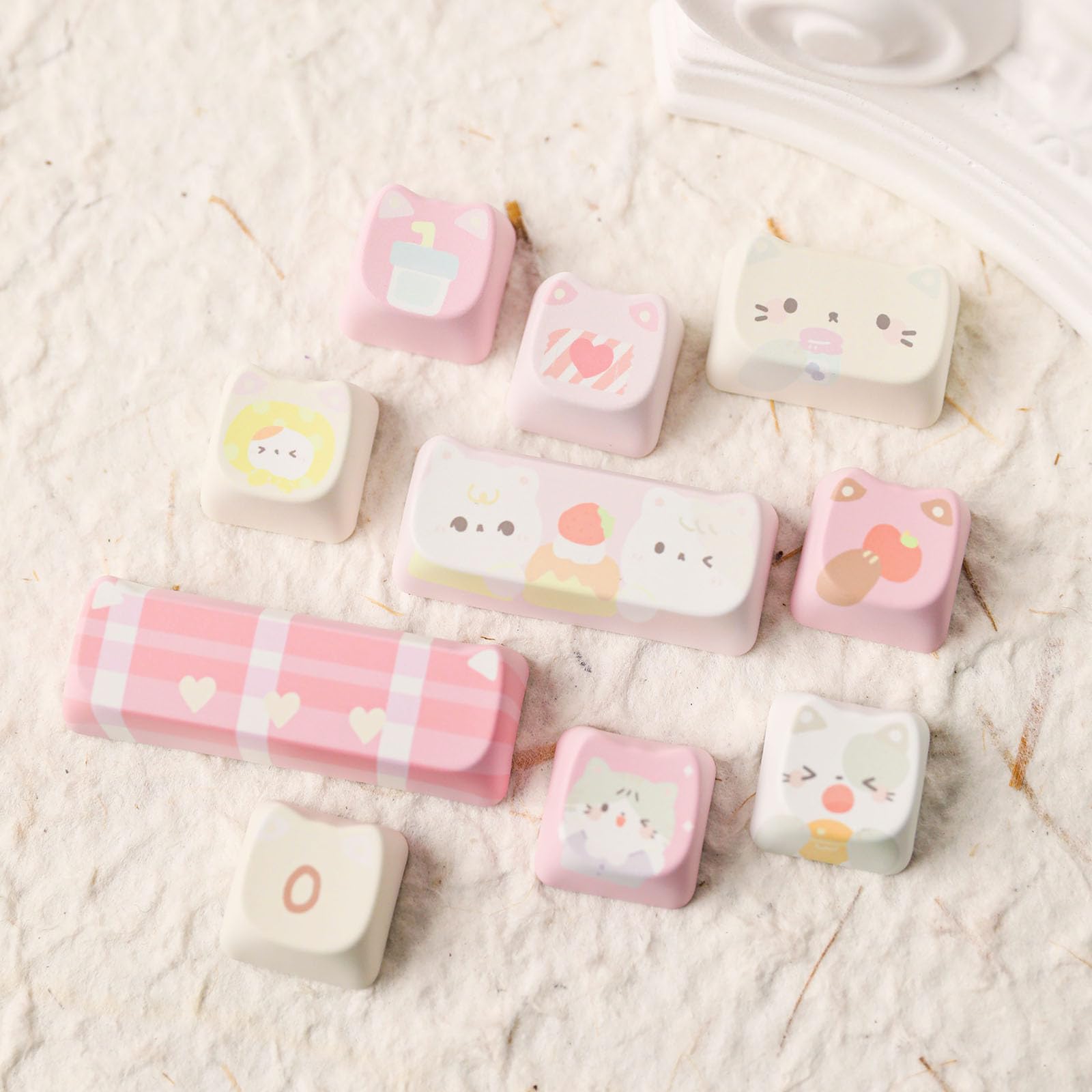 Mua KiiBoom x Maorbeng Meow Meow Squad Keycaps Set, Dye-Sublimation PBT ...