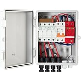 Amazon.com: PV Combiner Box, 4 String Solar Combiner Box with Circuit ...