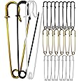Amazon.com: 30 Pack Large Safety Pins, 4" Heavy Duty Blanket Pins for ...