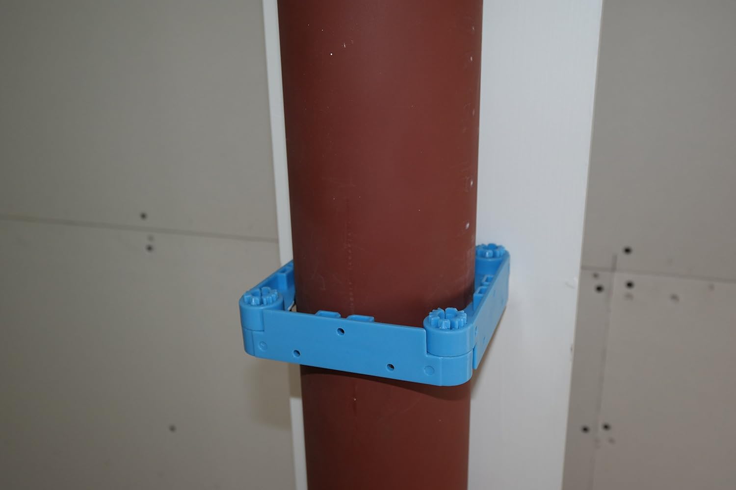 SimpliFrame Column Enclosure 3-4 cover with wood, vinyl, gypsum board ...