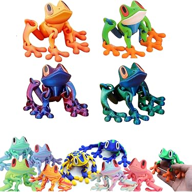 Fridge Magnet 3D Printed Magnetic Frog Toy, Realistic Jumping Frog ...