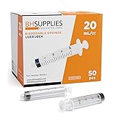 Amazon.com: BH Supplies 3ml Luer Lock Tip Syringes (No Needle) - Sterile, Individually Wrapped ...