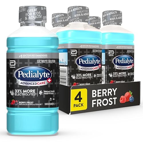 Pedialyte AdvancedCare Plus Electrolyte Hydration Drink, Has 33% More ...