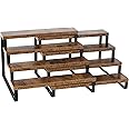Amazon.com: ihomecooker 4 Step Wood Countertop Display Riser Stand ...