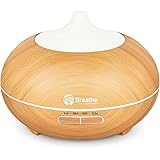 Amazon.com: Breathe Essential Oil Diffuser | 550ml Diffusers for Essential Oils with Cleaning ...