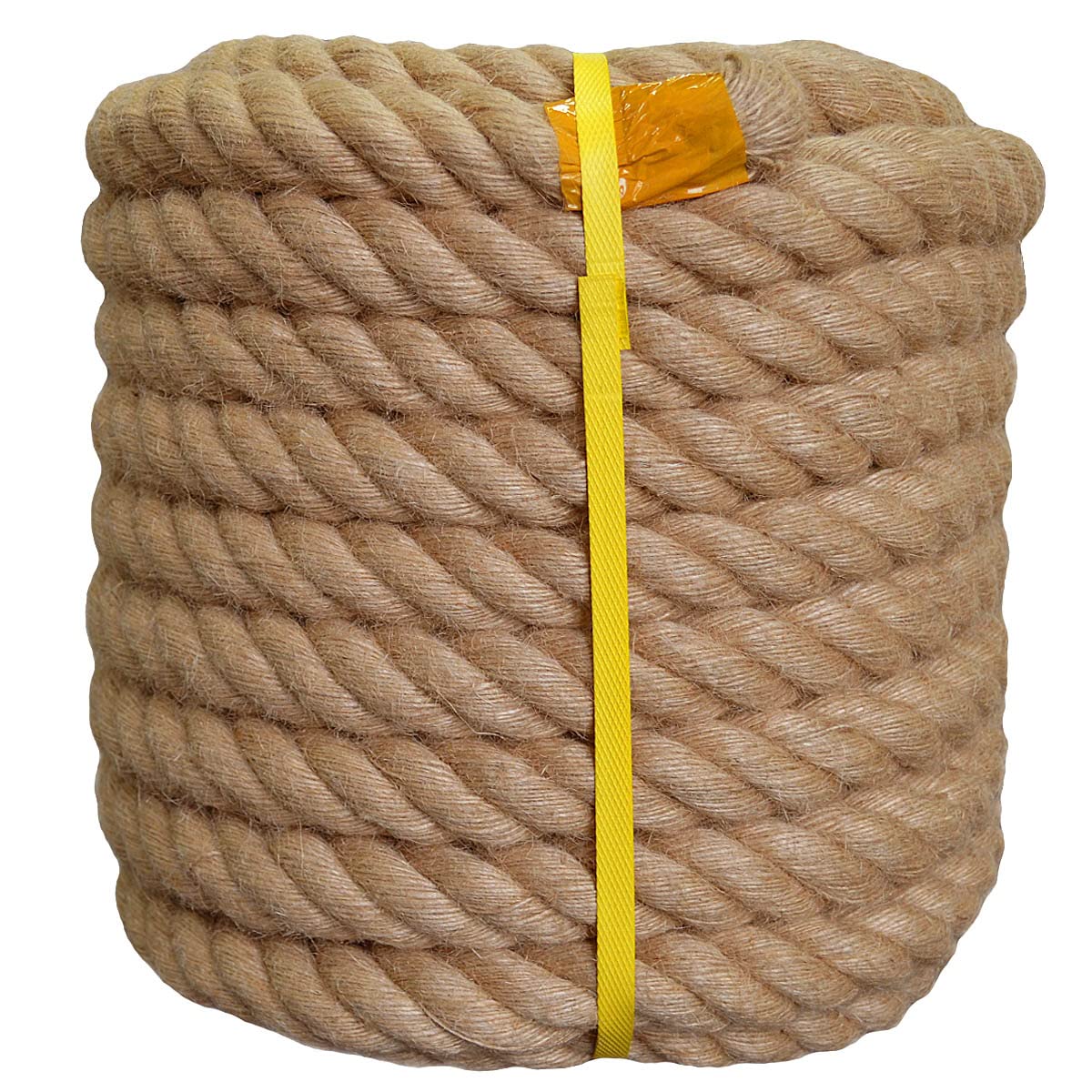 Twisted Manila Rope Natural Jute Rope (1.5 Inch x 150 Feet) Thick Hemp ...