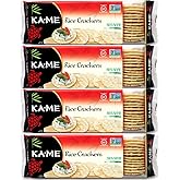 Amazon.com: KA-ME Wasabi Rice Crackers 3.5 oz, Authentic Asian ...