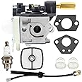 Amazon.com: 125BT Carburetor for Husqvarna 125BT Troy-Bilt TB25BP Blower Echo HC-150 ES230 HC ...