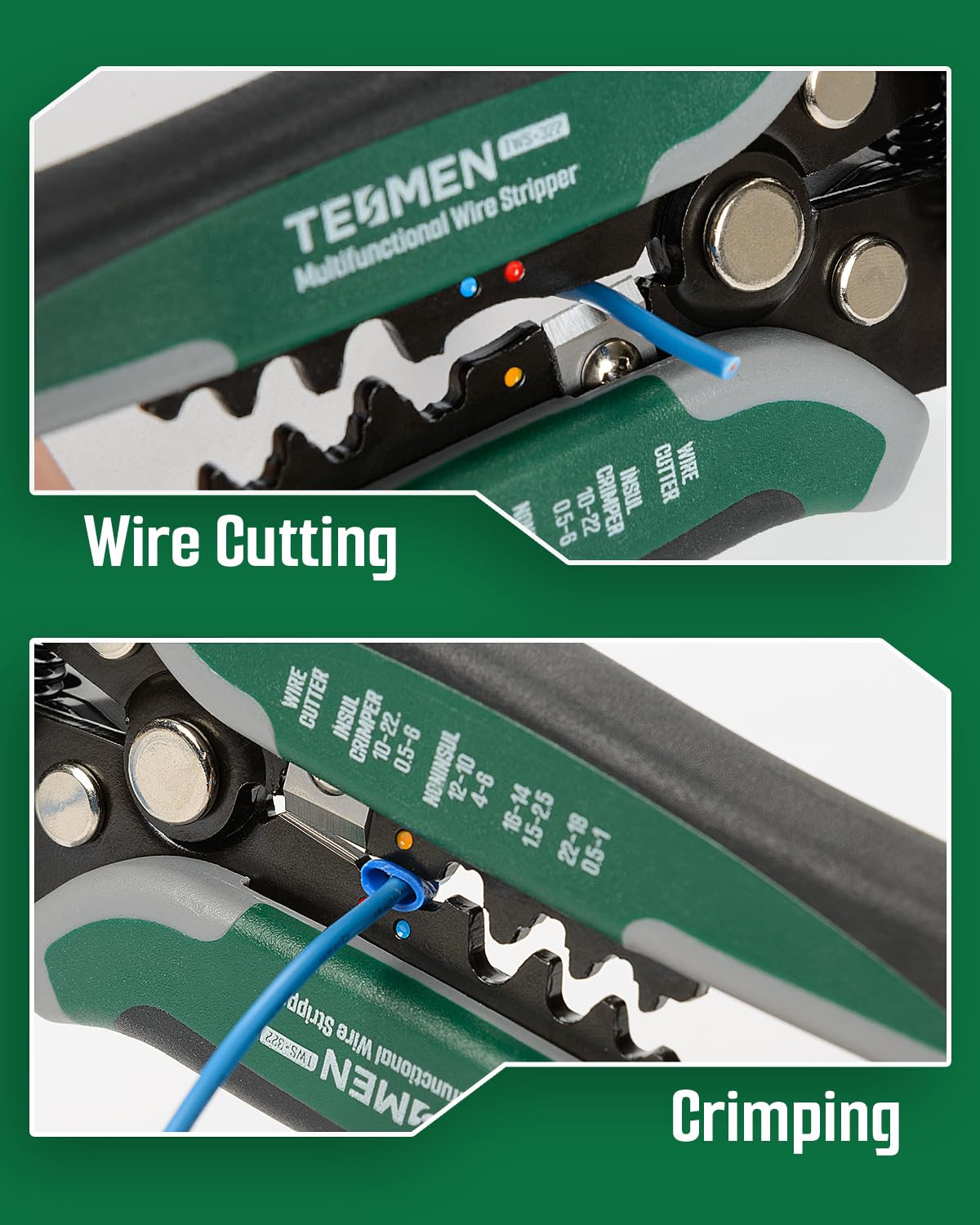 Mua TESMEN TWS-322 Self Adjusting Wire Stripper with Non-Contact ...