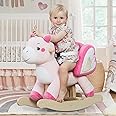 labebe - Baby Rocking Horse, Pink Ride Unicorn, Kid Ride on Toy for 1-3 ...