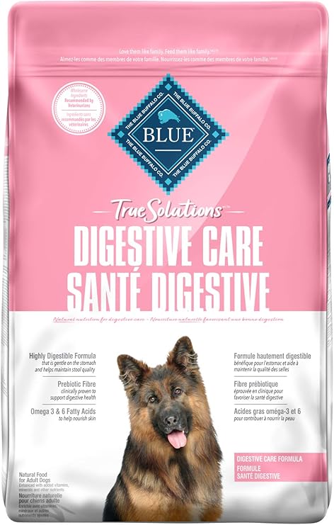 Blue Buffalo True Solutions Natural Adult Dry Dog Food, Digestive Care ...