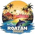 Amazon.com: Roatan Honduras Design B Souvenir Decorative Flat Magnet 2 ...