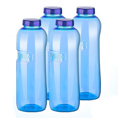 Botella de agua para deportes, 4 x 1,0, trifenilmetano, libre de BPA ...