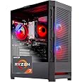 Amazon.com: Skytech Blaze4 Mini Gaming PC Desktop, Ryzen 7 5700 3.7 GHz ...