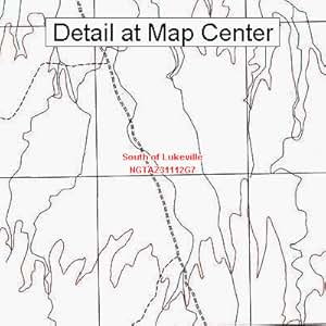 Amazon.com : USGS Topographic Quadrangle Map - South of Lukeville ...