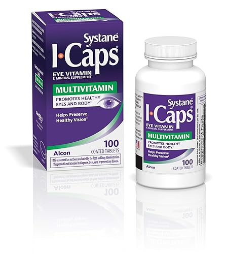 Systane ICaps Eye Vitamin & Mineral Supplement, Multivitamin Formula ...