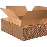 Amazon.com: BOXES FAST 24x24x4 Flat Corrugated Boxes, Flat, 24L x 24W x ...