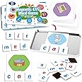 Amazon.com: Kasfalci CVC Word Games,Magnetic Letters & Flash Cards ...