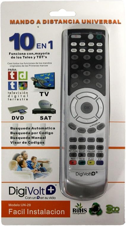 DigiVolt Universal Remote Control 10 in 1: Amazon.de: Elektronik