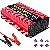 Amazon.com: SUNWHEEL 1100 Watt Pure Sine Wave Power Inverter DC 12V to AC 110V 120V Peak Power ...