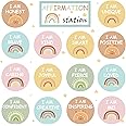 Amazon.com: Wshasee Boho Rainbow Affirmation Station Motivation Mirror ...