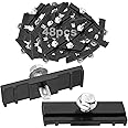 Amazon.com: 48pcs Chain Link Fence Sign Mounts Fastener Brackets Clips ...