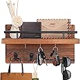 Amazon.com: OurWarm Key Holder and Mail Organizer Wall Mounted with Key ...