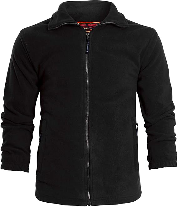 High Mount Unisex/Men's Anti-Pill Classic Full Zip Casual Summer Spring ...