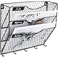 Amazon.com: Superbpag Hanging Mail Sorter Organizer 3-Tier Metal ...