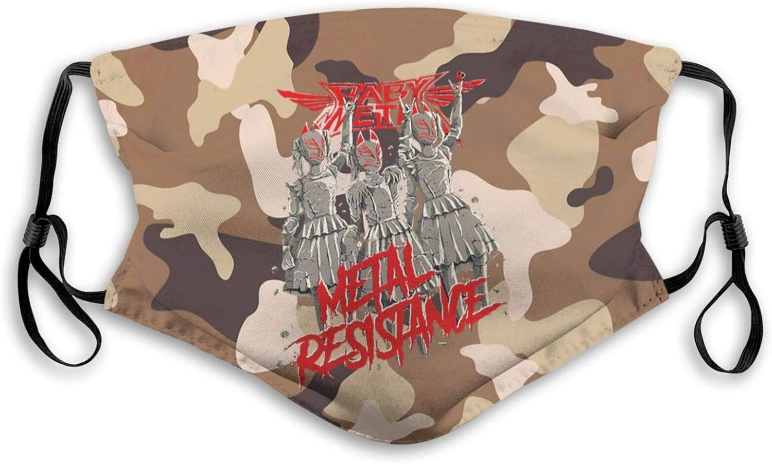 Babymetal Band Masks Men & Womens Face Mask Graphic Breathable Reusable ...