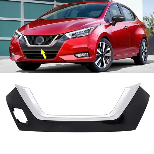 KaiWell Front Bumper Lower Grille Molding Trim Fit for Nissan Versa ...