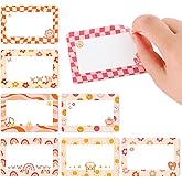 Amazon.com: Whaline 135Pcs Boho Smile Face Name Tag Stickers 9 Designs ...
