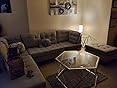 Amazon.com: Signature Design by Ashley Madanere Modern Chrome 3-Piece ...