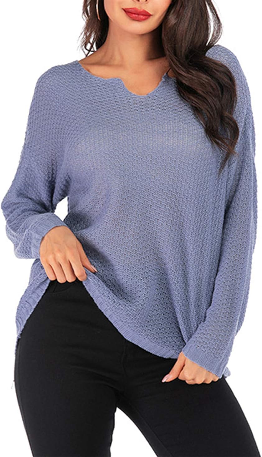 Pulli Damen V Ausschnitt