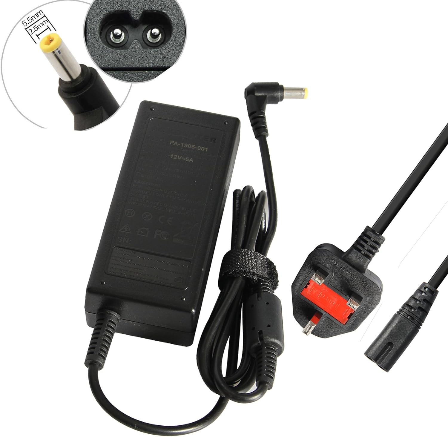 ARyee AC Adapter Power Supply Charger Compatible with Freebox, Wireless ...