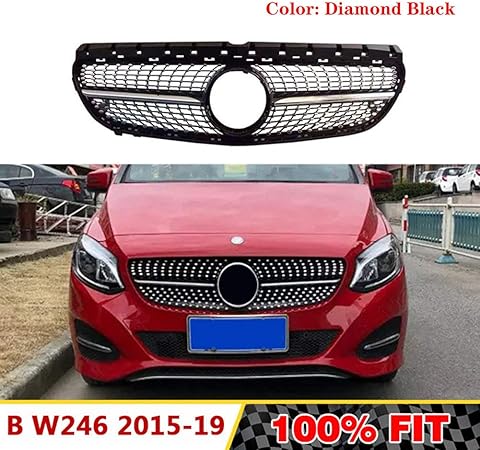 LSYBB Diamond Grille Frontstoßstange Racing Grill für Mercedes Benz B ...