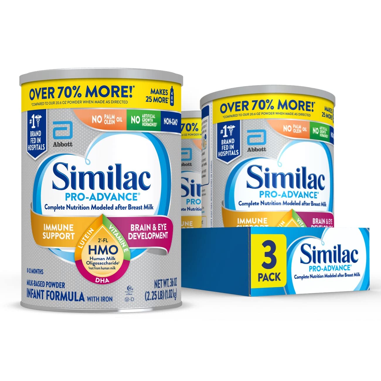 Mua Similac Pro-Advance®* Infant Formula with Iron, 3 Count, with 2âââ ...