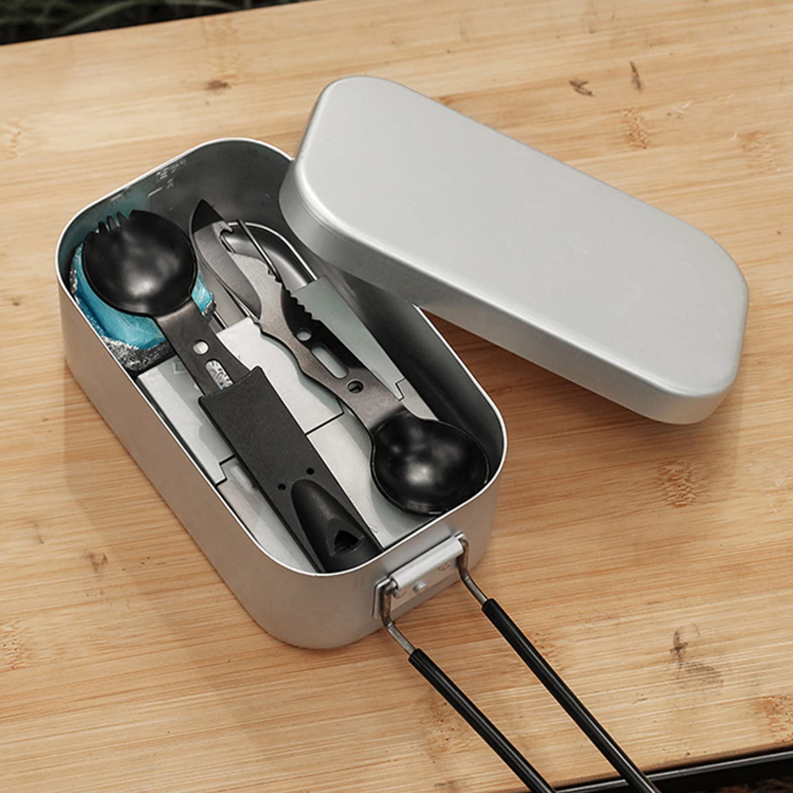 Mua Bento Box Set, Japanese Aluminum 304 Stainless Steel Lunch Box ...