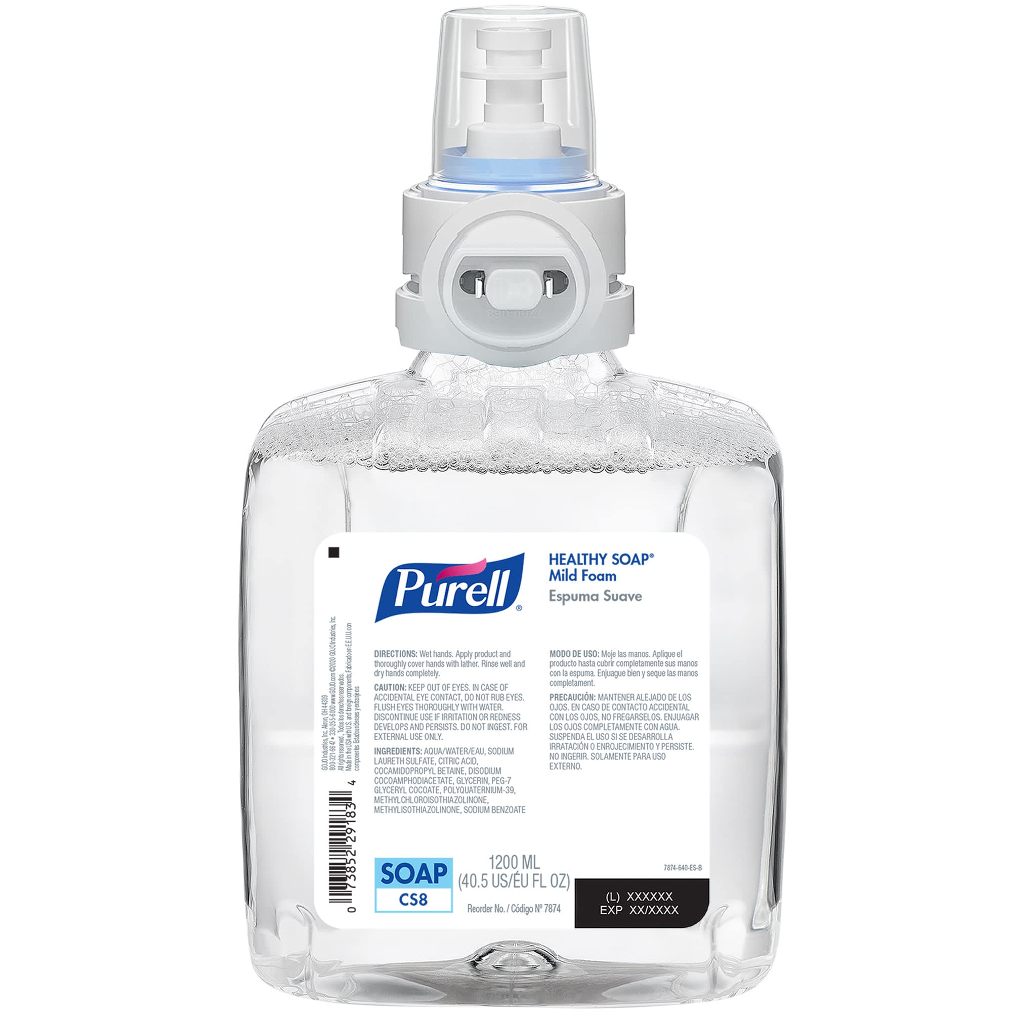 PURELL HEALTHY SOAP Mild Foam, Fragrance Free, 1200 mL Foam Hand Soap ...