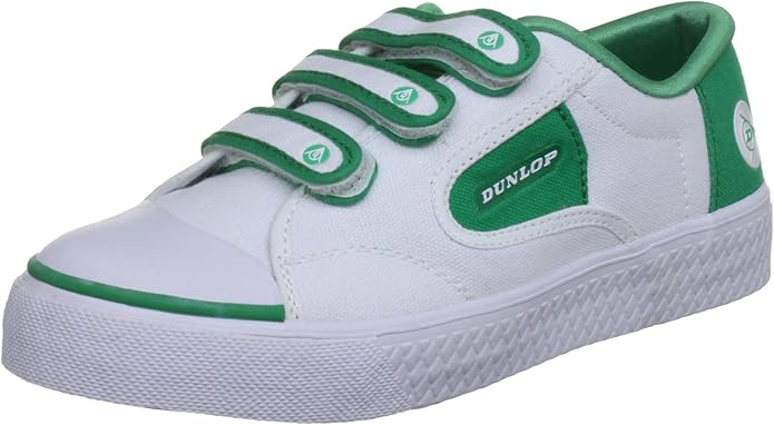 Dunlop Women's 1555 Flash Velcro W White/Green Tennis Shoe 503-010016 7 ...