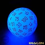 Amazon.com: Bescon Polyhedral Dice 100 Sides Dice, D100 die, 100 Sided ...